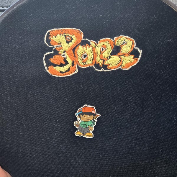 Custom Artist Logo Brooch | Small Brand Name Pin, Your Logo Brooch for ...