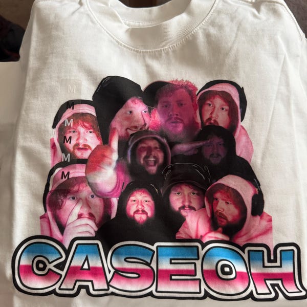 Basic Fit - Caseoh Twitch Streamer Face Graphic T-shirt - Etsy