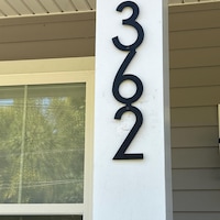 Metal Address Sign, Custom House Numbers - Etsy Canada