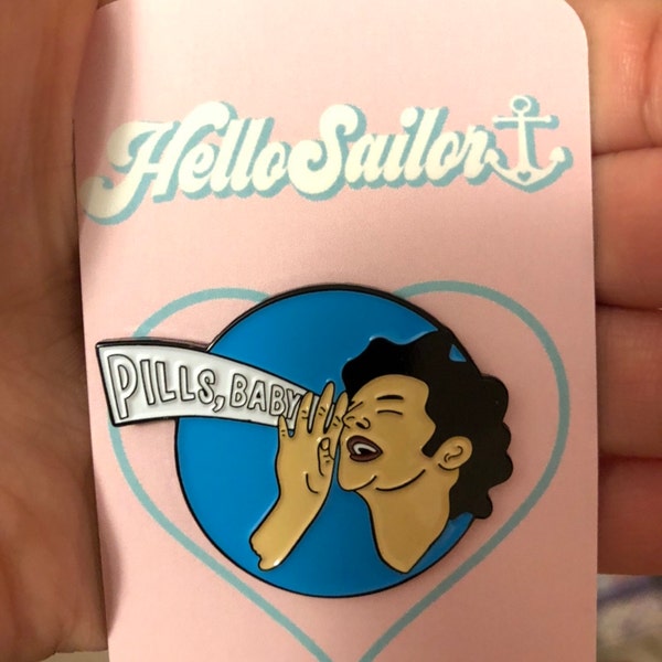 Jean Ralphio Parks and Rec Pills Baby the Worst Enamel Pin - Etsy