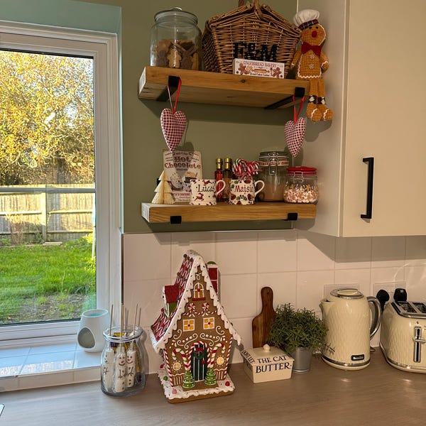Christmas Mini Book Stack Block Tier Tray Decor Christmas Farmhouse Wood Blocks Hot Chocolate ...