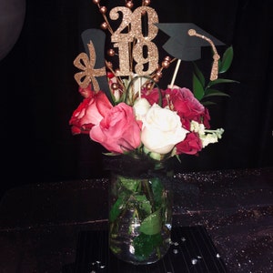 Graduation Centerpiece Sticks 2019, Graduation Party, Graduation ...
