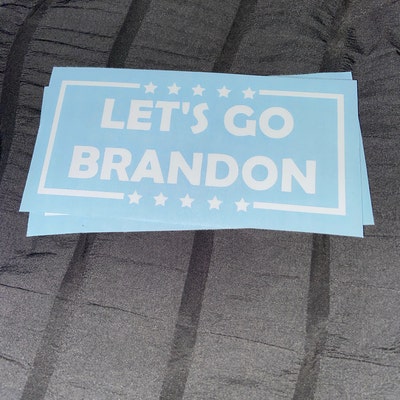 Let's Go Brandon Die Cut Decal Home Laptop Computer Truck Car Bumper ...