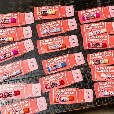 Chapstick Kids Valentine Printable, Lip Gloss Valentine, School ...