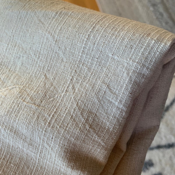 Undyed Cotton Fabric by the Yard Quilting Fabric White Fabric Weavers ...