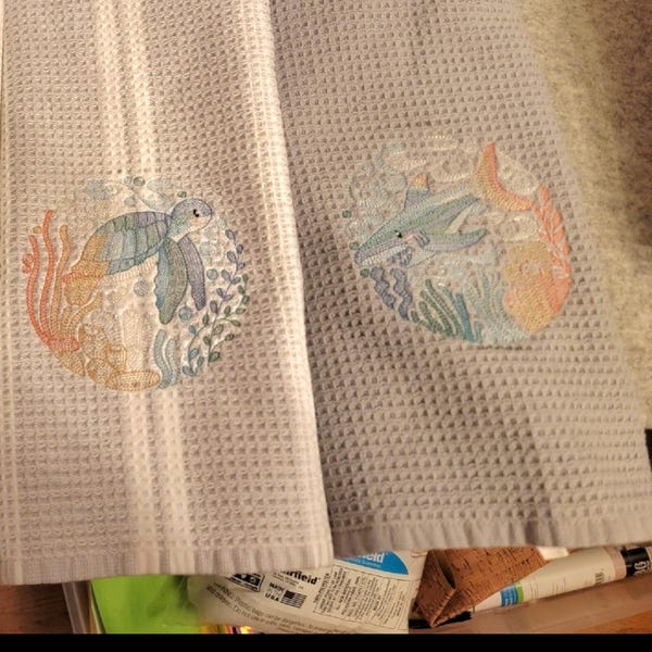 Under the Sea Machine Embroidery Designs Pack Instant Download 5x5 6x6 ...
