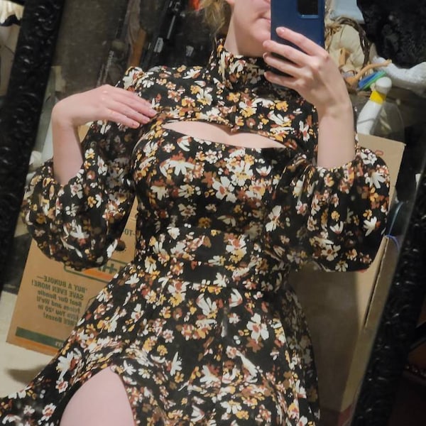 Bolero Shrug Sewing Pattern, Cropped Mock Neck Top, Short Turtle Neck ...