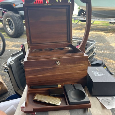 Smell Proof Ash Wood Stash Box Kit-elevate Your Cannabis Experience ...