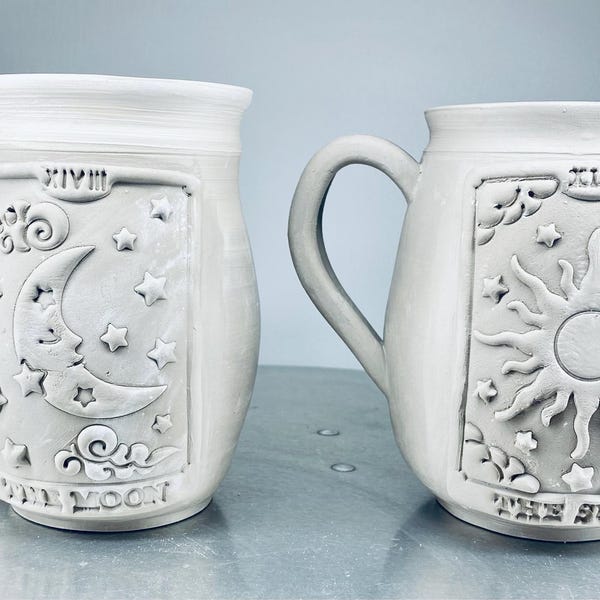 Gothic Cathedral Windows Sun and Moon Printed Clay, Polymer Clay ...