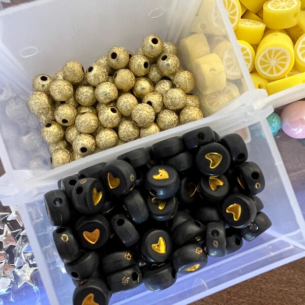 Smiley Face Polymer Clay Beads, Flower Shape Smiley Face Fimo Cane ...