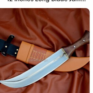 18 Inches Long Blade Sword-dragon Tooth Sword-d Guard Handle-full Tang ...