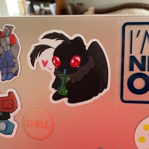 Mothman Magnets Cute Cryptid Mothman Magnet Set Boba - Etsy