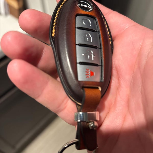 2023 2024 Mini Cooper S JCW Key Fob Cover, Leather Key Case for Keyless ...