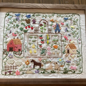Barney Park Stitching Sampler - Etsy