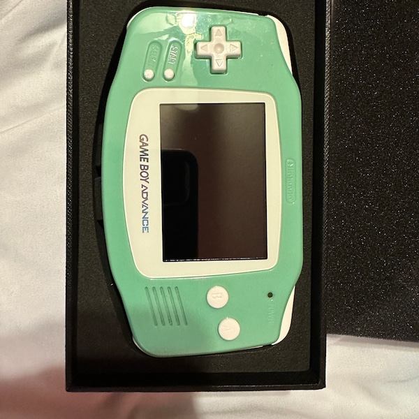 Custom Baby Blue Game Boy Advance: IPS Display, USB-C Rechargeable - Etsy