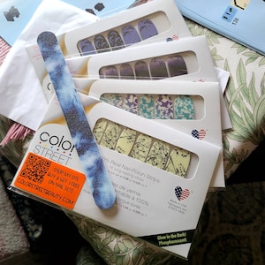 Color Street PEDICURE Nail Strips 100% Real Nail Polish Made in the USA ...