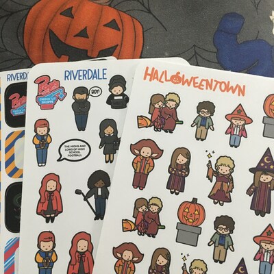 Halloweentown Sticker Sheet Bullet Journal Stickers Planner - Etsy