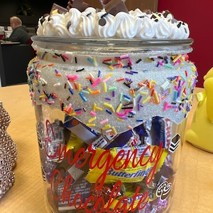 Office Candy Jar, Custom Candy Jar, Candy Theme, Funny Candy Jar ...