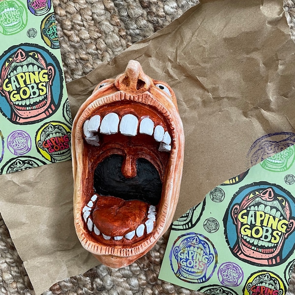 Hand Crafted Gaping Gob Ashtray or Change/keyholder - Etsy