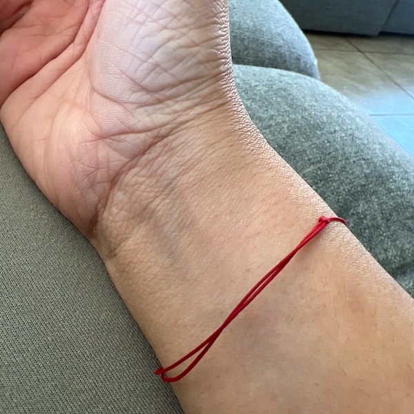 Navy Blue String Surfer Bracelet for Men Blue Thread Bracelet Kabbalah ...