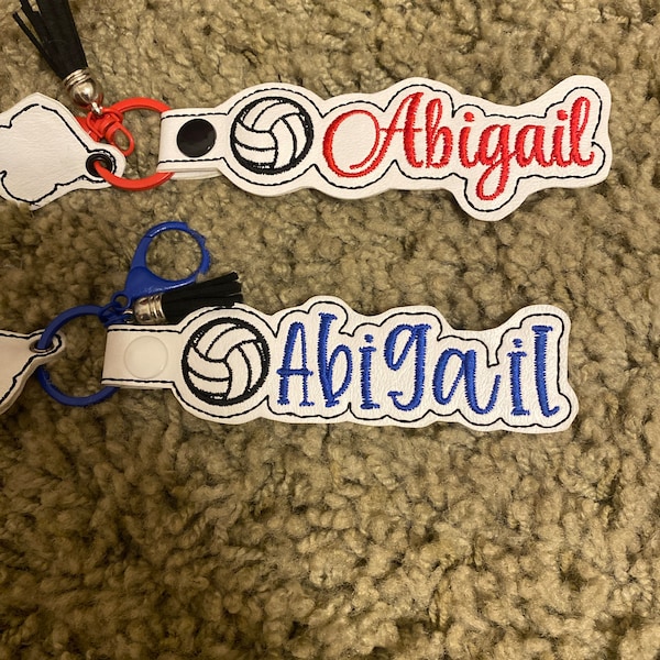 Custom Volleyball Keychain, Volleyball Team Gifts, Personalized ...