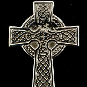 LARGE CELTIC CROSS Graphite Mold Jesus Crucifix Ingot Mold for Silver ...