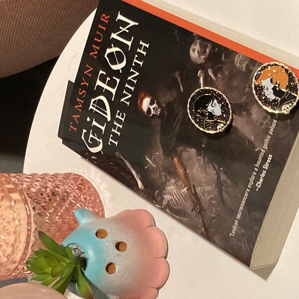 The Locked Tomb Gideon and Harrow Pins - Ninth House Enamel Pins - Etsy