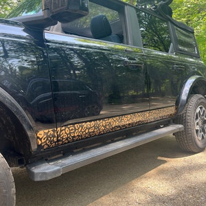 Leopard Print Decals Stickers Cut to Fit JDM Vehicle Wrap / - Etsy