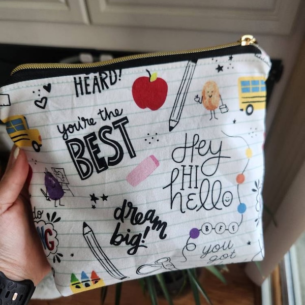 Squared Pouch PDF Sewing Pattern, 3 Sizes, Beginner Friendly (digital ...