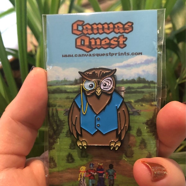 King's Quest V - Cedric the Owl Enamel Pin or Magnet - Retro Game Art ...