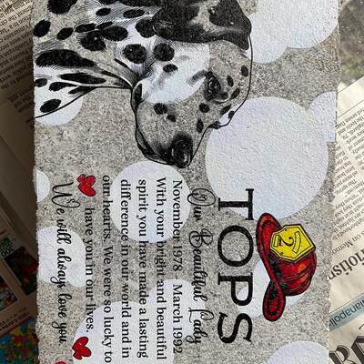 Personalized Horse Pony Memorial Stone. 8x4 Stone Brick. Burial Marker ...