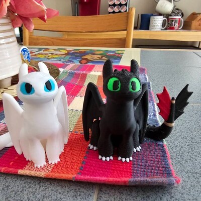 Toothless Desk Ornament 3, 6, and 9 Inch Options - Etsy