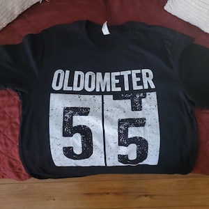 Oldometer 60 T-shirt Unisex Funny 60 AF Mens 60th Birthday - Etsy