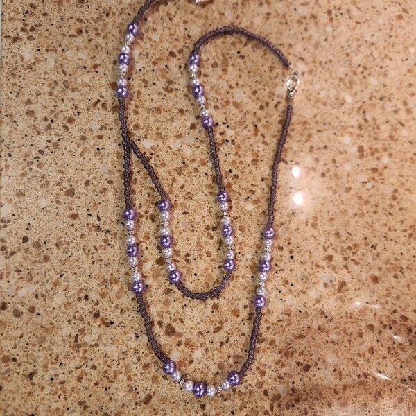 Black Sunglasses String, Beaded Eyeglass Chain, Bead Mask Chain ...