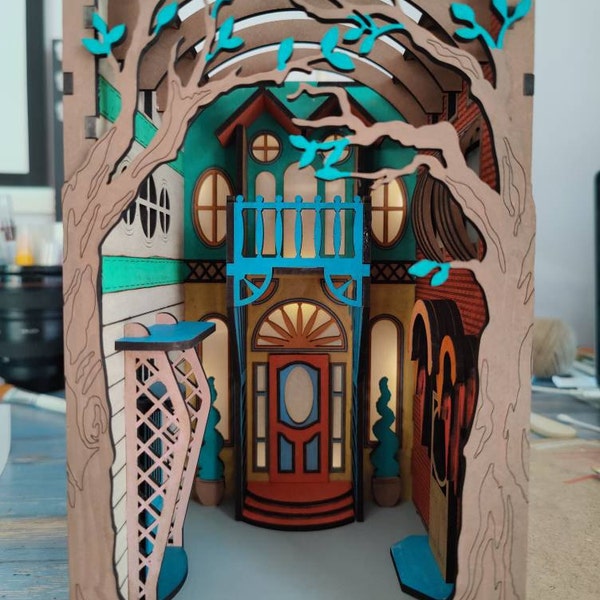Multi-theme Book Nook, Svg, Laser Cutting File - Etsy
