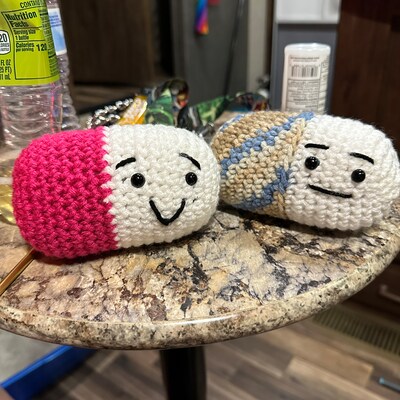 Chill Pill Stress Ball and Keychain PDF Pattern - Etsy