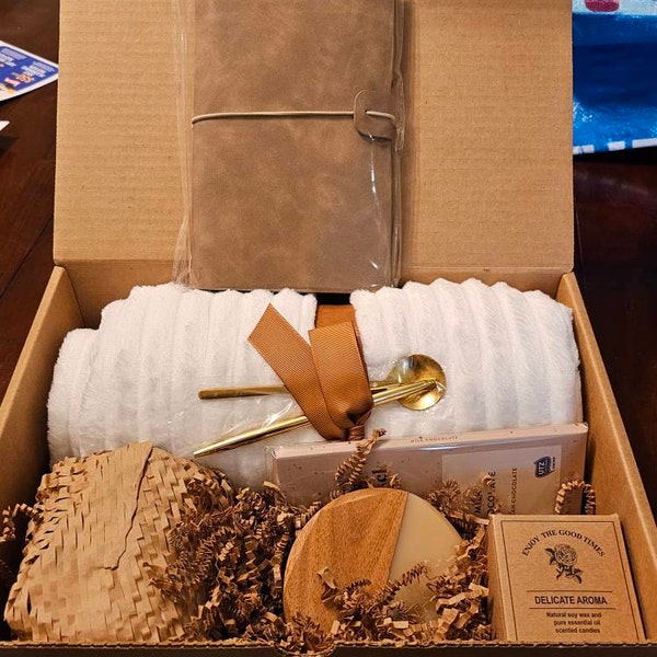 Personalized Gift Box, Going Away Gift for Friend, Girlfriend Birthday ...