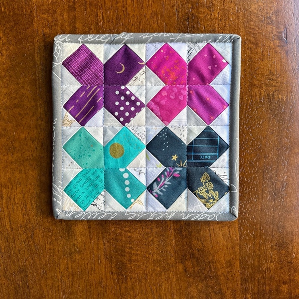 Cross Block Foundation Paper Piecing Quilt Block in 4 Sizes - 3 Inch, 4 ...