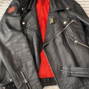 Very Rare Vintage 90s TARI Retro Style Distressed Leather Motorcycle ...