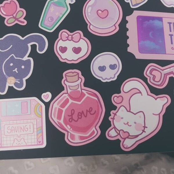 Spellbound Sticker Sheet Cute for Planners Bullet Journal Notebook or ...