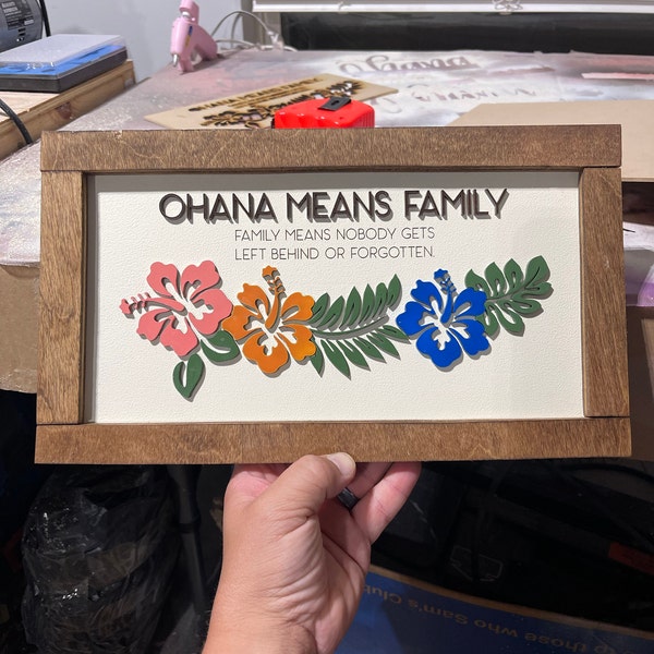 Ohana Means Family SVG Cutting File for Vinyl or Clip Art, Ohana Svg ...