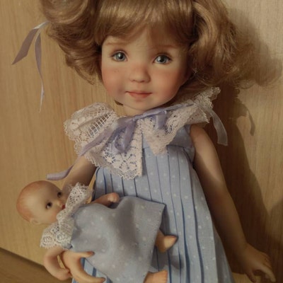 Chantal, 14 Porcelain Doll Sculpt by Dianna Effner - Etsy