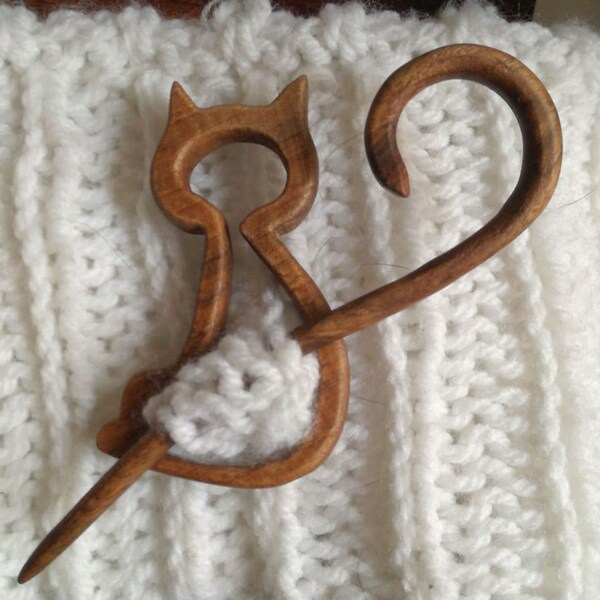 Custom Wooden Shawl Pin, Animals, Girl Gift,eco Friendly Accessory ...
