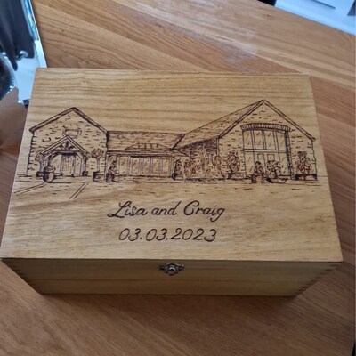 Pirate Ship Captain Jack Hand-burnt Wooden Box Trinkets and Memories ...