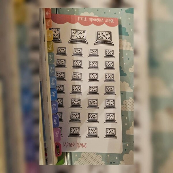 Reusable Sticker Book | 5x7 | Sticker Organisation | Planner Stickers ...