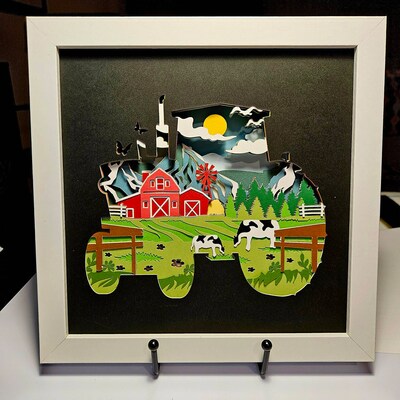 Love Music Shadow Box Svg, Music Shadow Box, Love Music Gift, Love ...