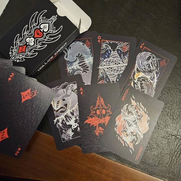 Hollow Knight Inspired Playing Card Deck 54 Poker Size Cards Fan Made ...