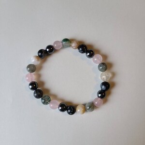 Shadow Work Bracelet, Embrace Your Shadows Bracelet, Crystal Bracelet ...