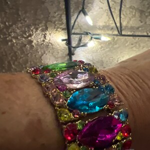 Multi Color Dangle Earrings, Multi Color Prom Earrings, Multi Color ...