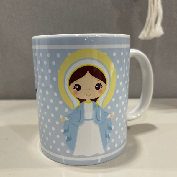 Virgin Mary Mug, Catholic Mug, Virgin Mary Mug, Catholic Mug, Saints ...